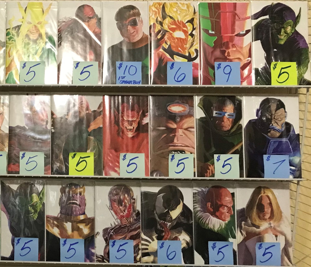 Alex Ross Timeless Villains Virgin Variants (2023) 37 Book Complete SE ...